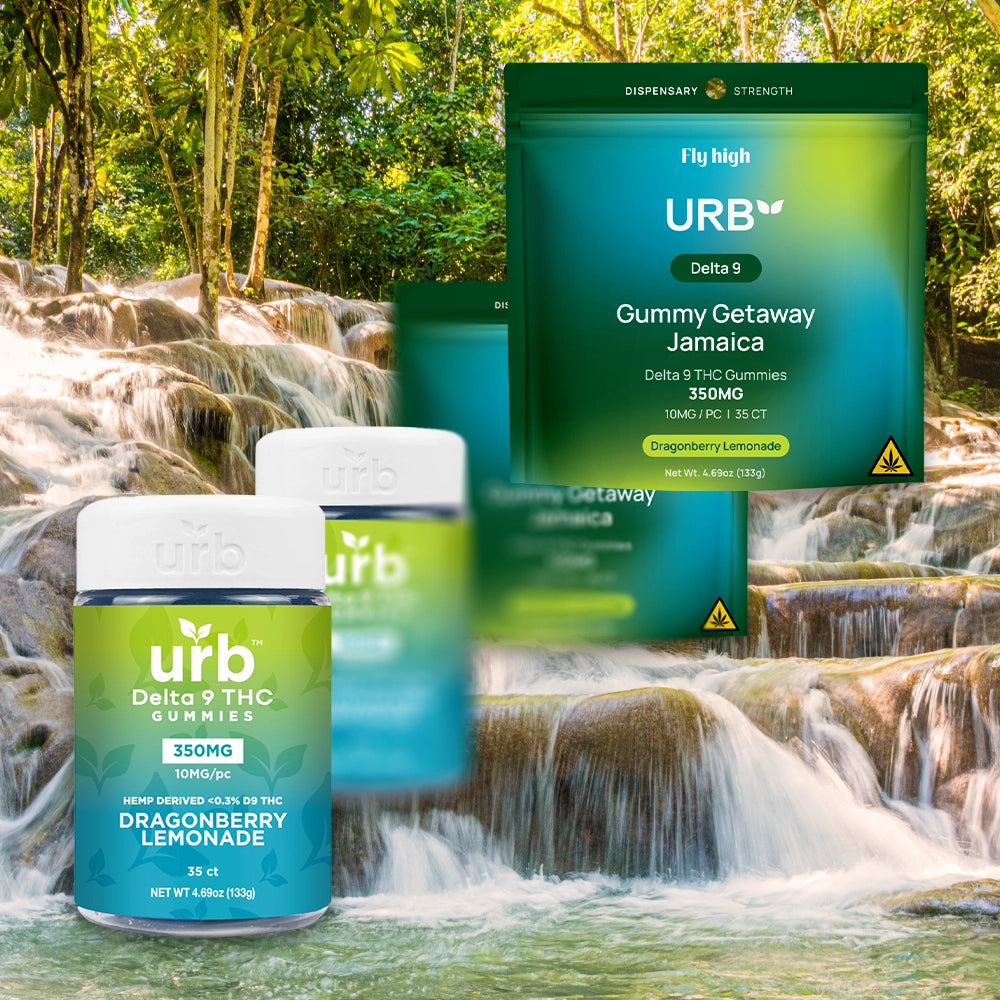 Gummy Getaway Jamaica: D9 THC Gummies (350MG Total) | URB